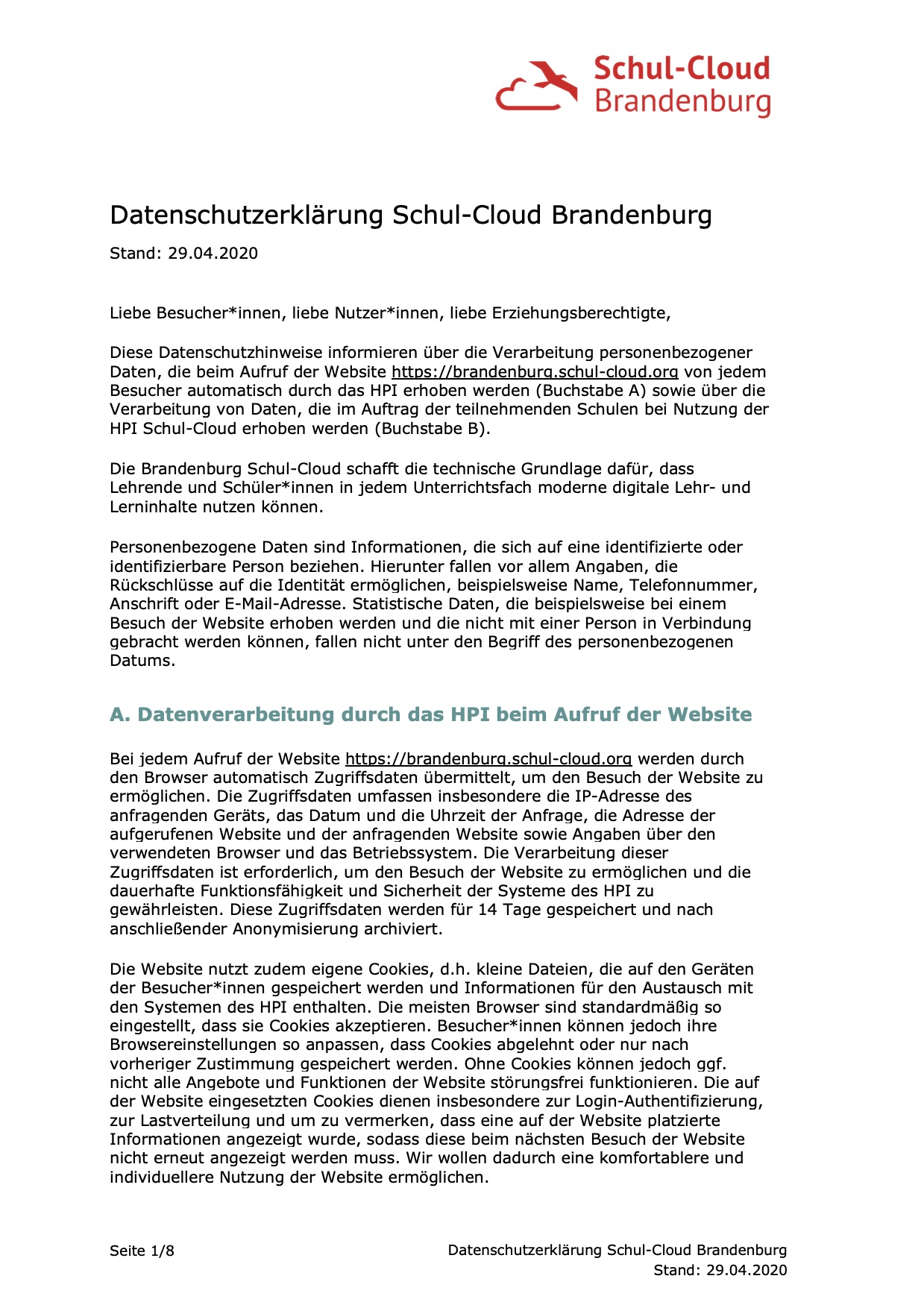 Schul-Cloud - Oberschule Falkensee